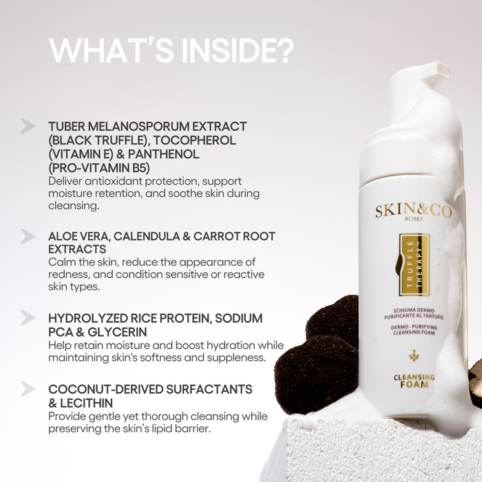 Truffle Therapy Cleansing Foam | Brightening Gentle Face Wash | SKIN & CO
